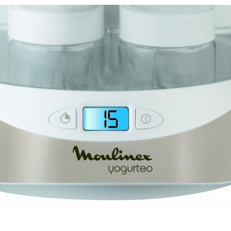 Yaourtière Yogurteo - Programmable - 7 Pots de Yaourt Inclus Moulinex ...